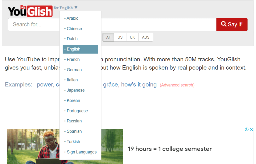 【YouGlish】無料で使える超便利な英語学習サイト！使い方解説！｜Sakablog